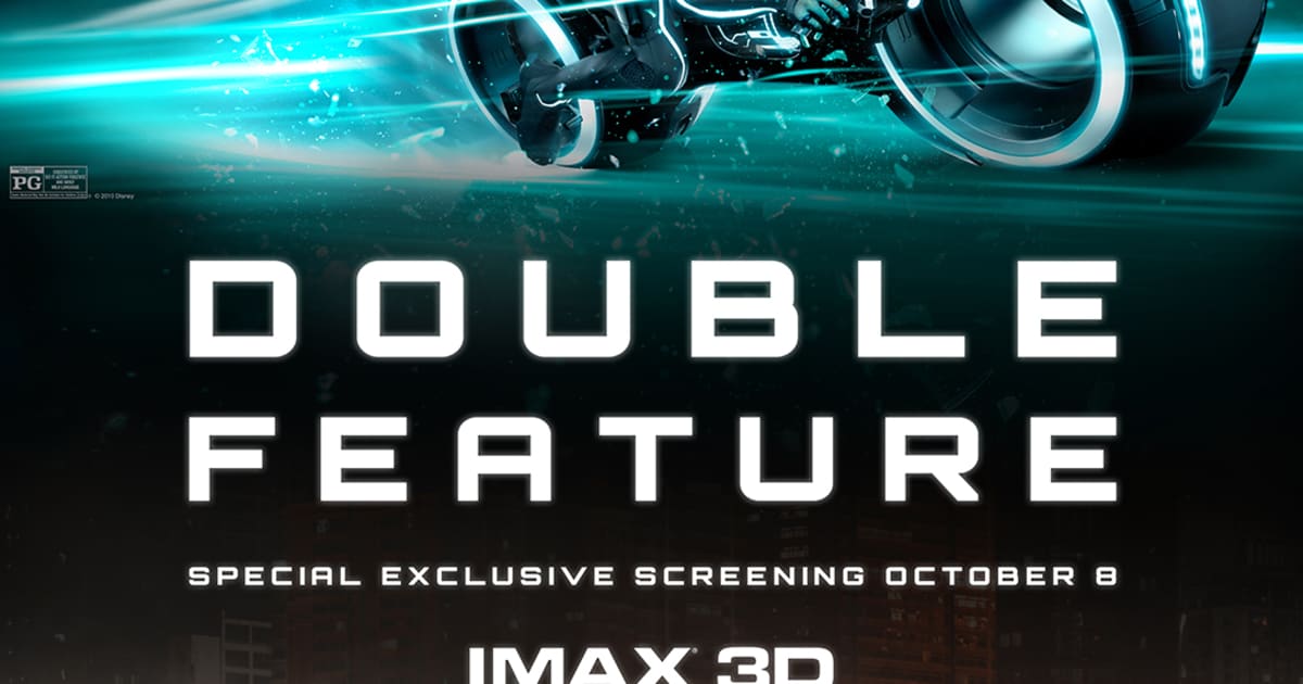 Tron IMAX Double Feature Showtimes