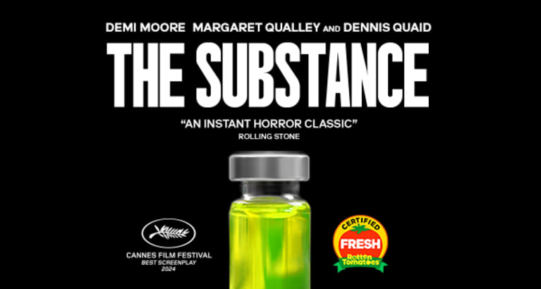 The Substance movie showtimes at an AMC Theatre near you.