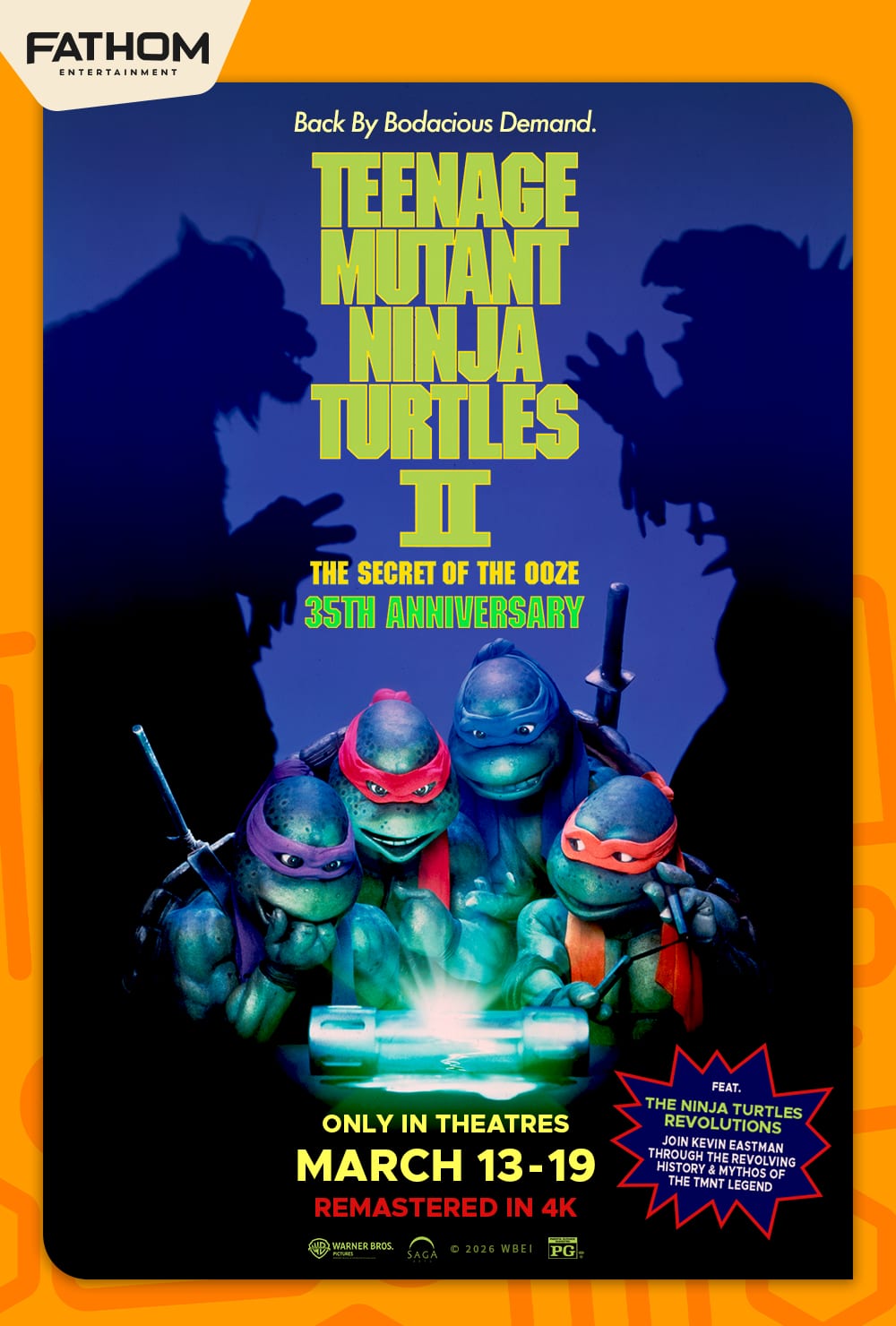 TMNT II: The Secret of the Ooze 35th Anniversary movie showtimes at an ...