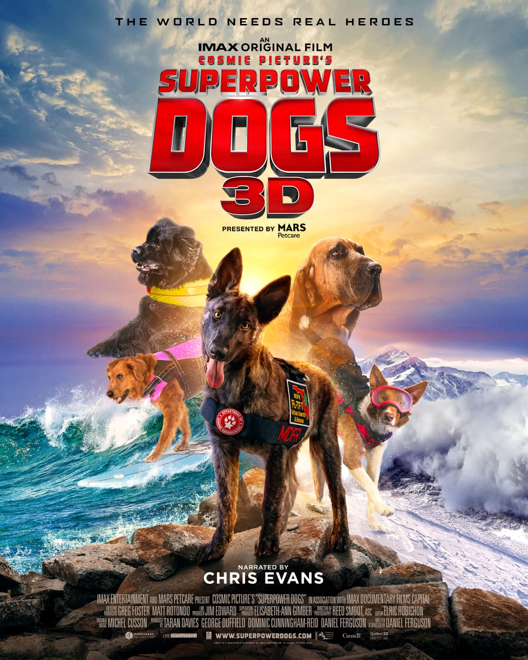 Superpower Dogs 3D movie showtimes at an AMC Theatre near you.