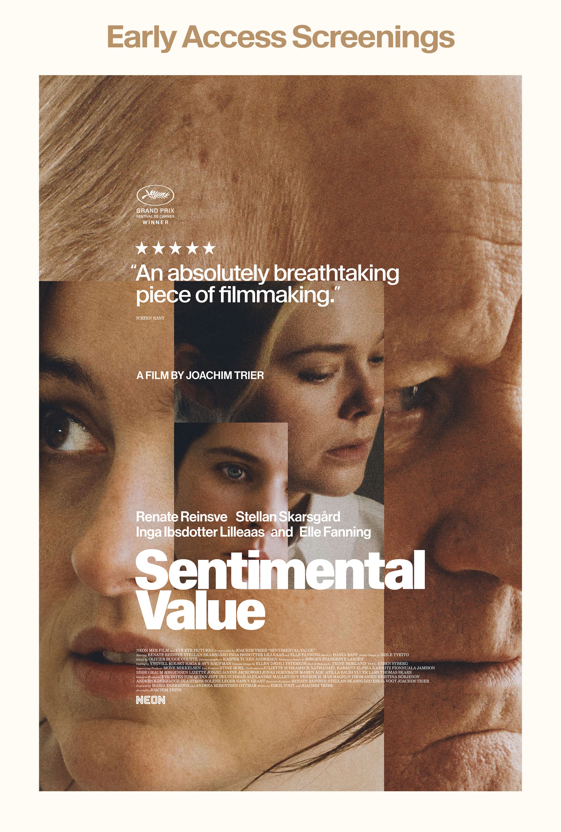 Sentimental Value Early Access Screening movie showtimes at an AMC ...