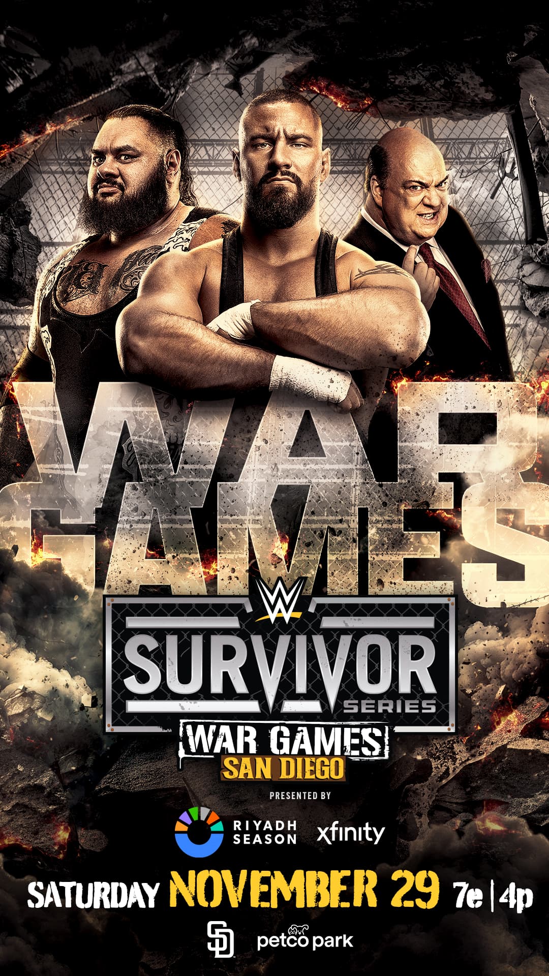 WWE Survivor Series: WarGames 2025 movie showtimes at an AMC Theatre ...