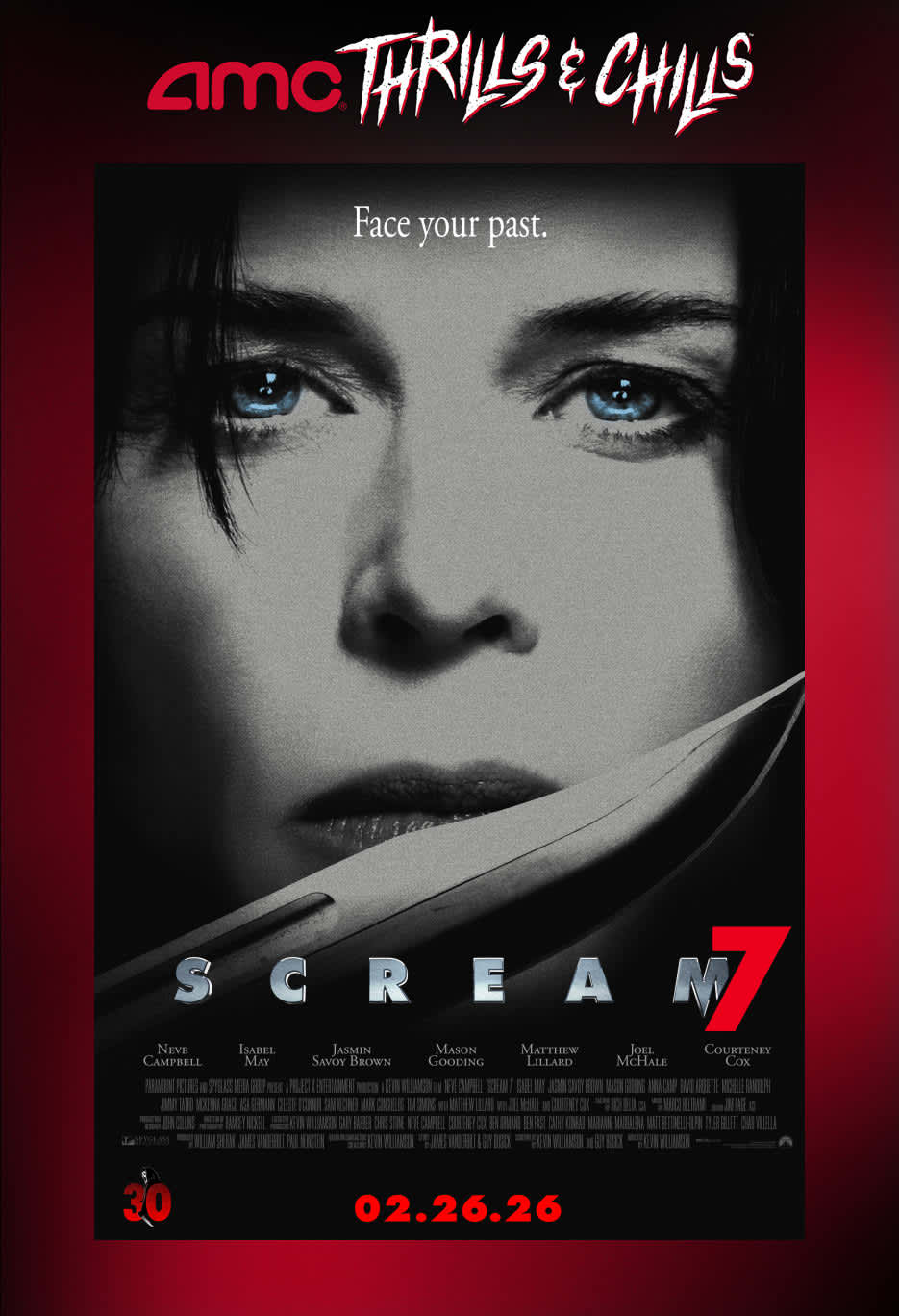 Scream 7: Opening Night Fan Event movie showtimes at an AMC Theatre ...