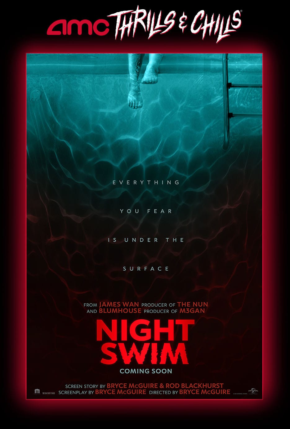 Night Swim movie showtimes at an AMC Theatre near you.