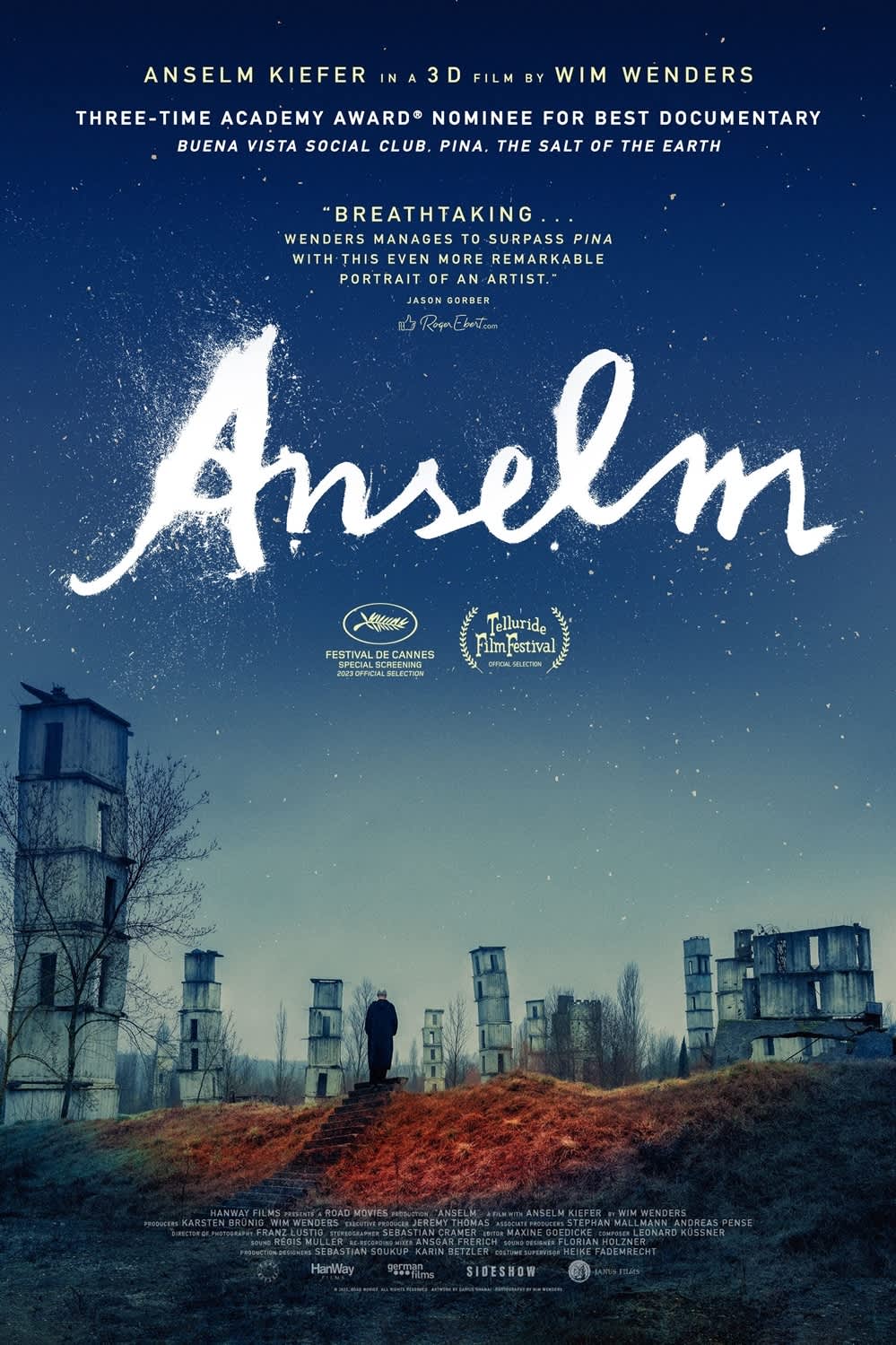 Anselm movie showtimes at an AMC Theatre near you.