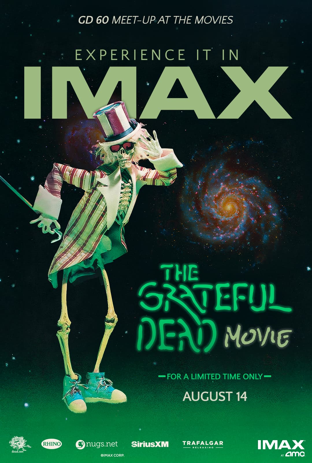 The Grateful Dead Movie 2025 Meet-Up movie showtimes at an AMC Theatre ...