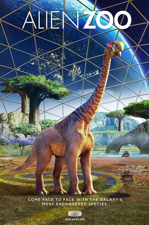 Dreamscape VR - Alien Zoo at an AMC Theatre near you.