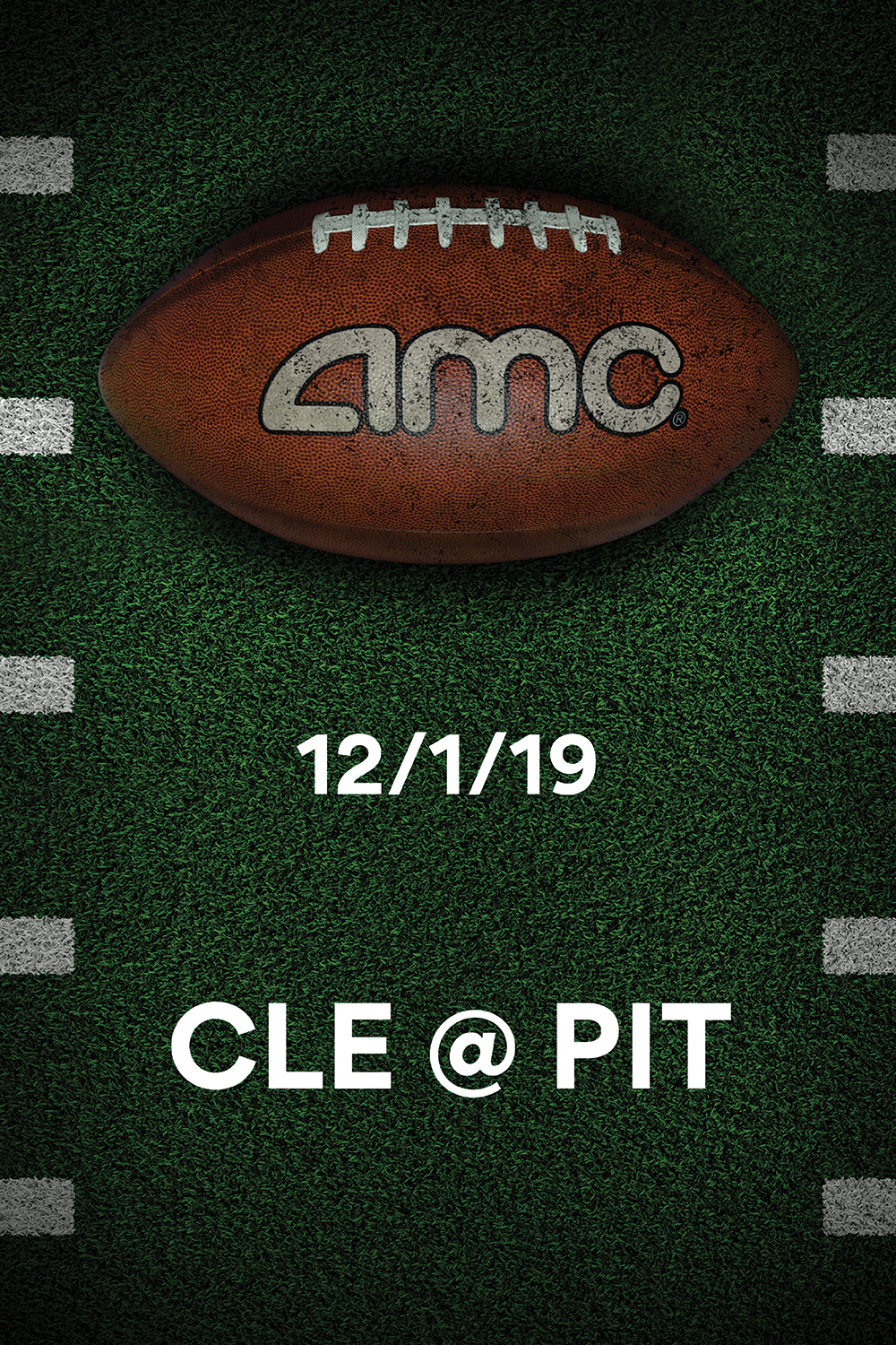 12/1/19: CLE @ PIT at an AMC Theatre near you.